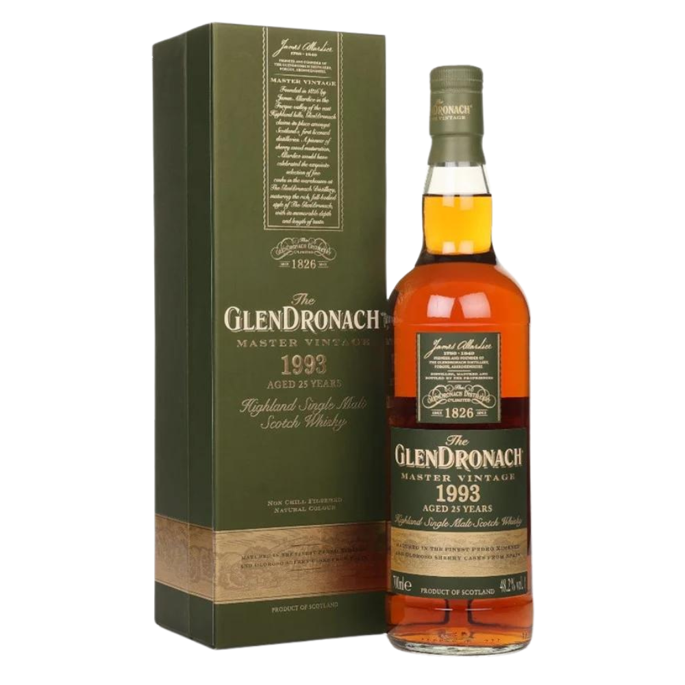 GlenDronach 25 Year Old 1993 Master Vintage – Whisky Gallery Global